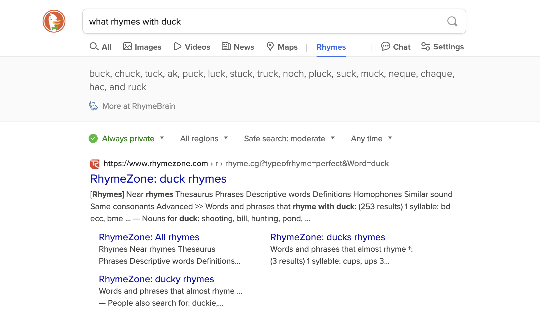 Does DuckDuckGo Search have Instant Answers? - DuckDuckGo Help Pages