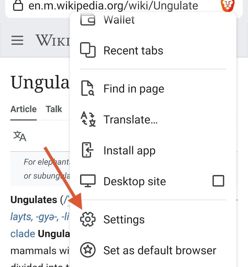 How to change your default search engine in Brave - DuckDuckGo Help Pages