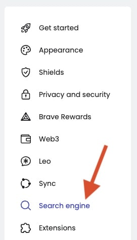 How to change your default search engine in Brave - DuckDuckGo Help Pages