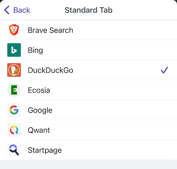 How to change your default search engine in Brave - DuckDuckGo Help Pages