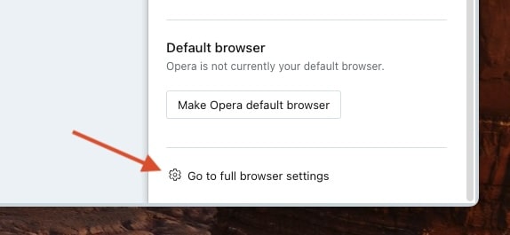 How to change your default search engine in Opera - DuckDuckGo Help Pages