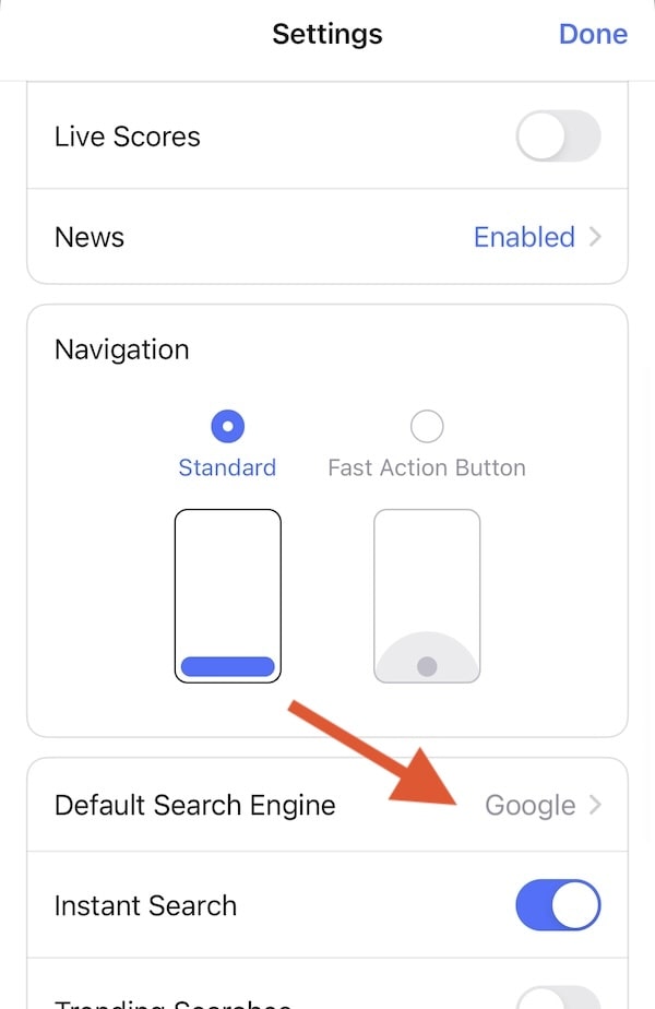 How to change your default search engine in Opera - DuckDuckGo Help Pages