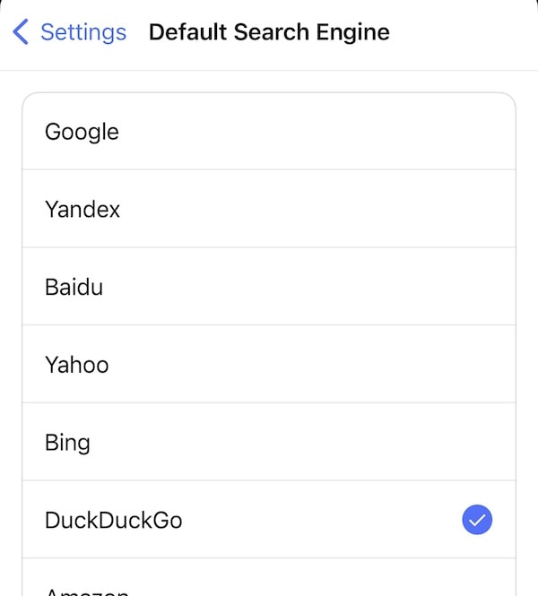 How to change your default search engine in Opera - DuckDuckGo Help Pages