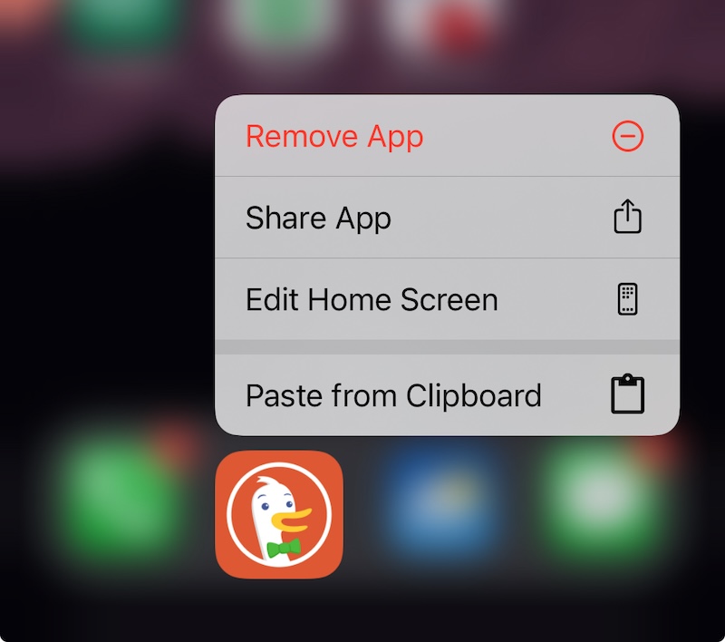 How to add the DuckDuckGo search widget in iOS - DuckDuckGo Help Pages