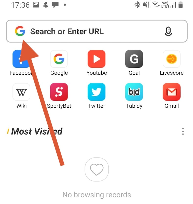 How to change your default search engine in UC Browser - DuckDuckGo Help Pages
